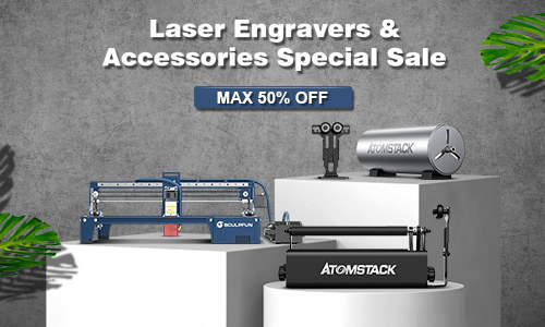 Laser Engravers & Accessories Special Sale - Max 50% Off